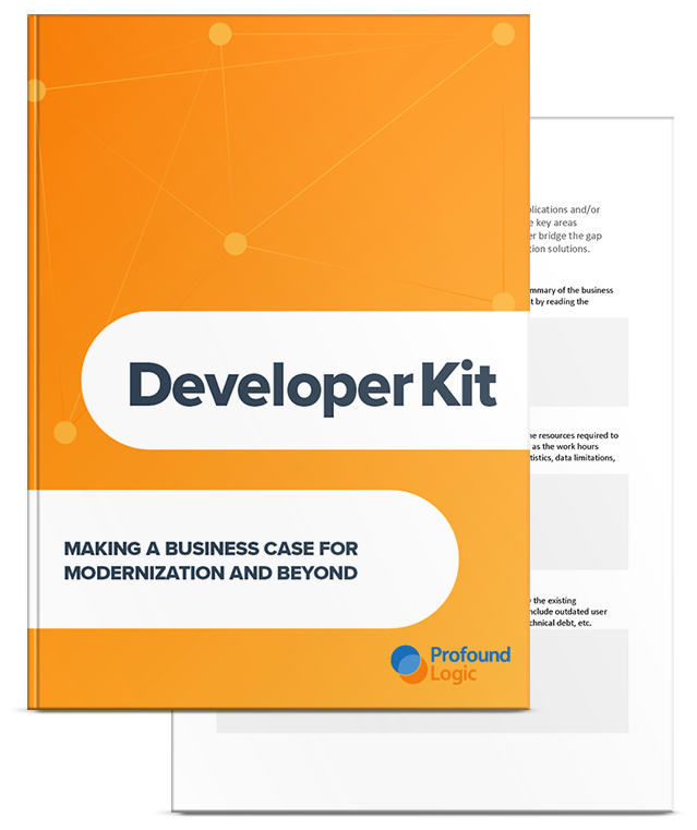 Developer Kit: Making a Business Case for Modernization and Beyond
